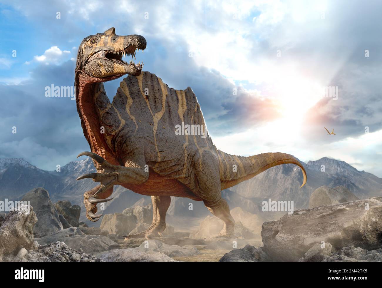 Spinosaurus cretaceous dinosaur Banque de photographies et d’images à haute résolution - Alamy