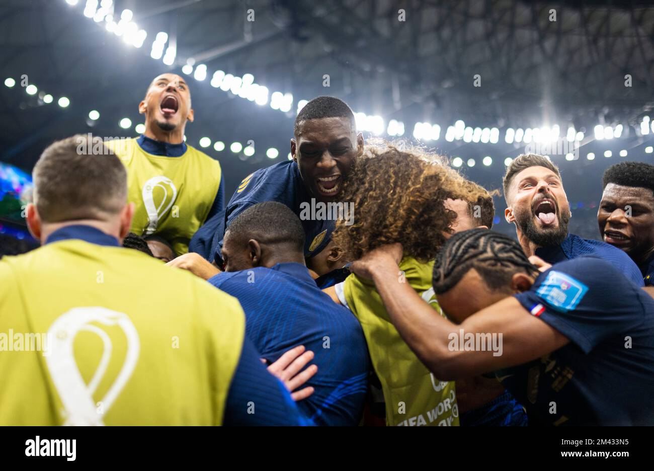 Doha, Qatar. 18th décembre 2022. Célébration du but: Kylian Mbappe (FRA ...