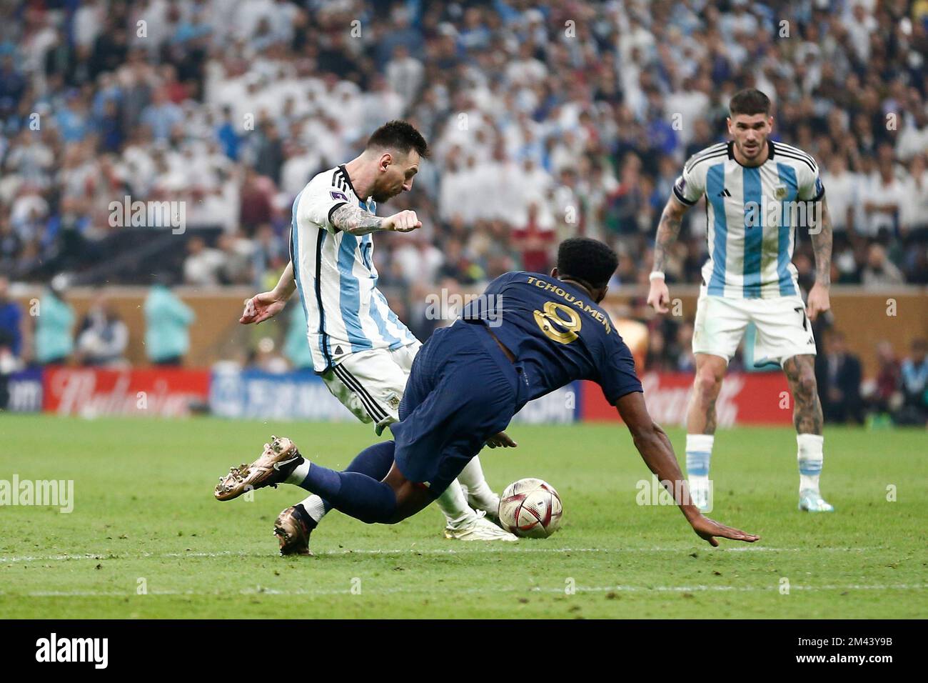 LUSAIL, QATAR - DÉCEMBRE 18 : le joueur de l'Argentine Lionel Messi ...