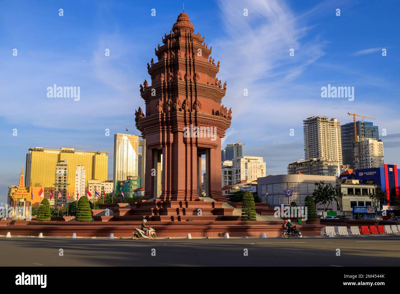 Phnom Penh, Cambodge - 3 décembre 2022 : le monument de l'indépendance est un monument à Phnom ...