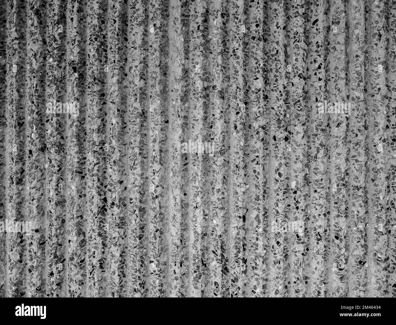 Arrière-plan abstrait de la texture du mur en béton ondulé. Papier ...