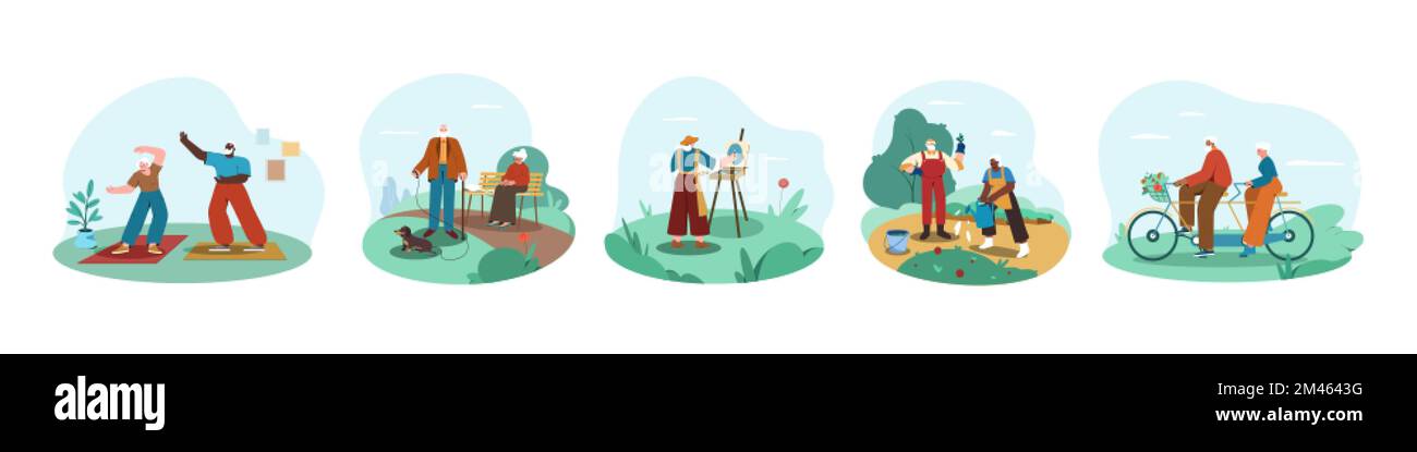 Loisirs et passe-temps pour les personnes à l'appartement. Homme et ...