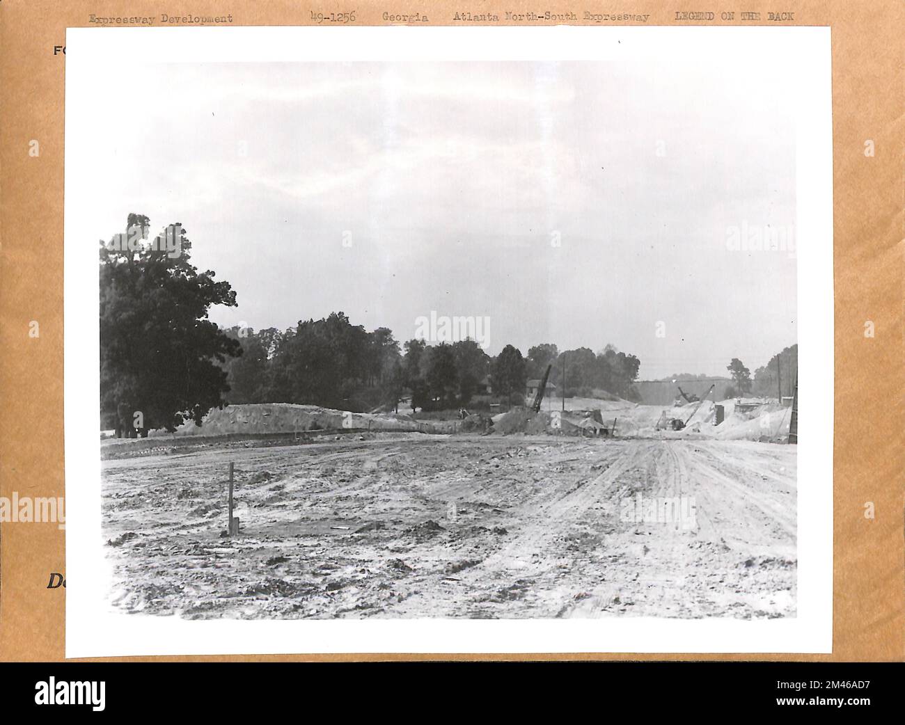 Atlanta North-South Expressway, pike en premier plan est la station de ...