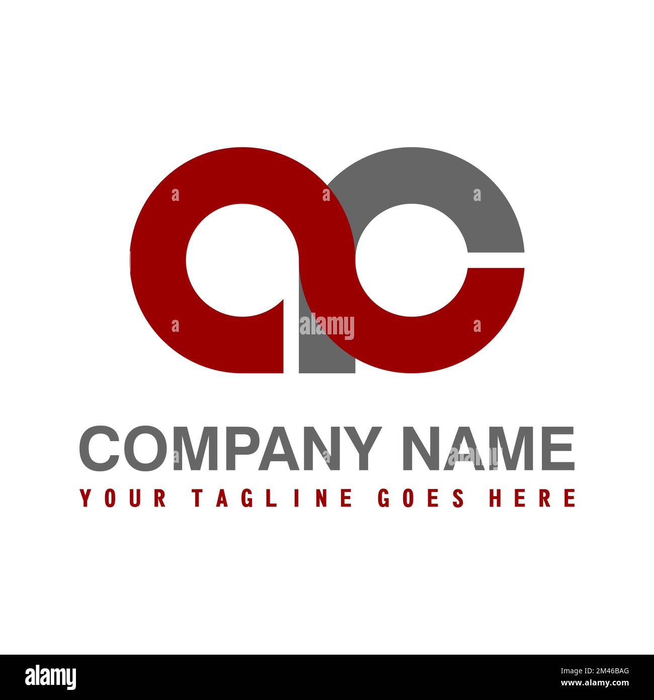 Symbole de la lettre ac Banque d'images vectorielles - Alamy