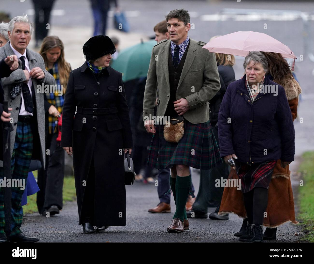 Rob Wainwright, ancien joueur de rugby à XV à l'église paroissiale de ...