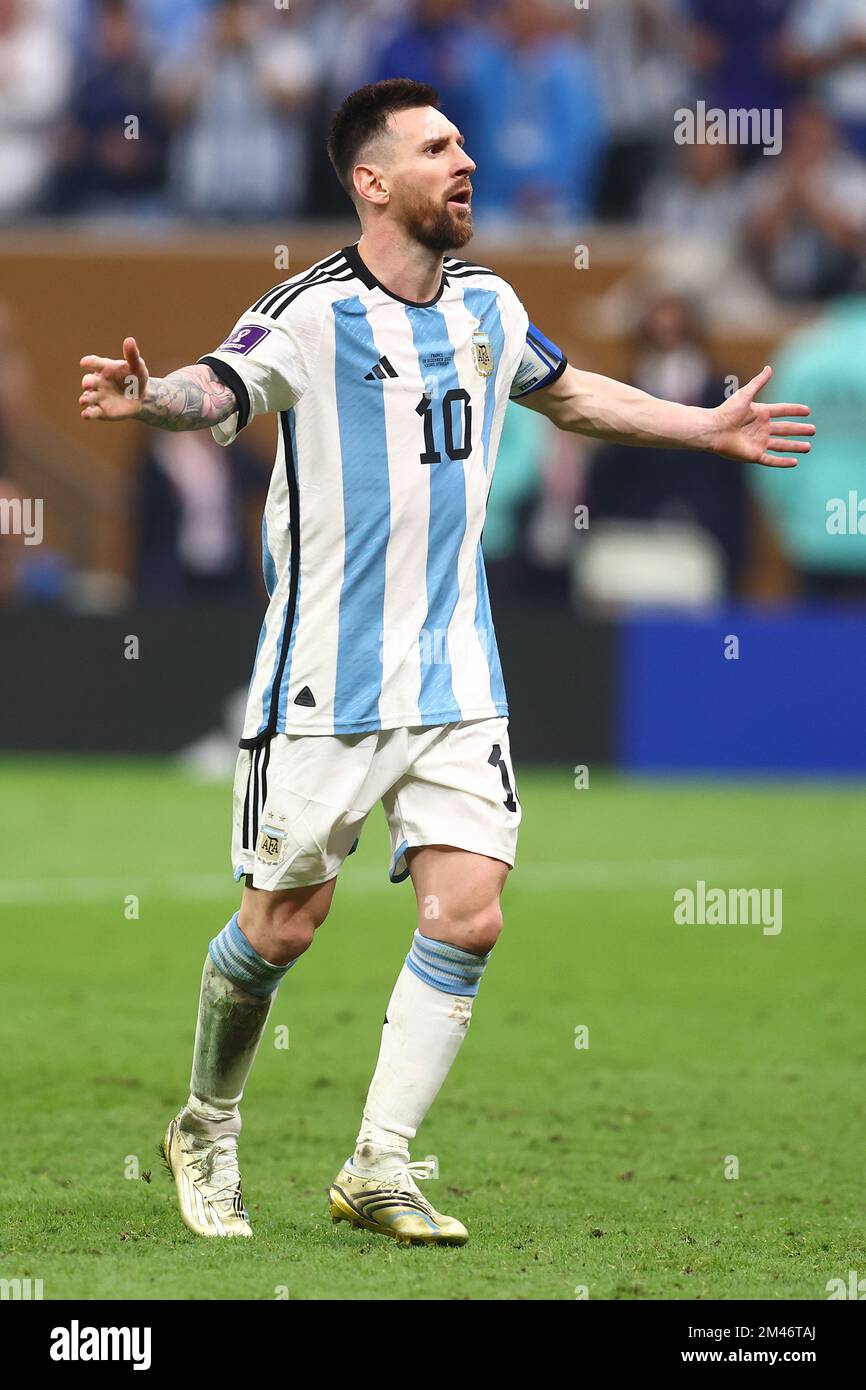 Lusail City, Qatar. 18th décembre 2022. Lionel Messi, de l'Argentine ...