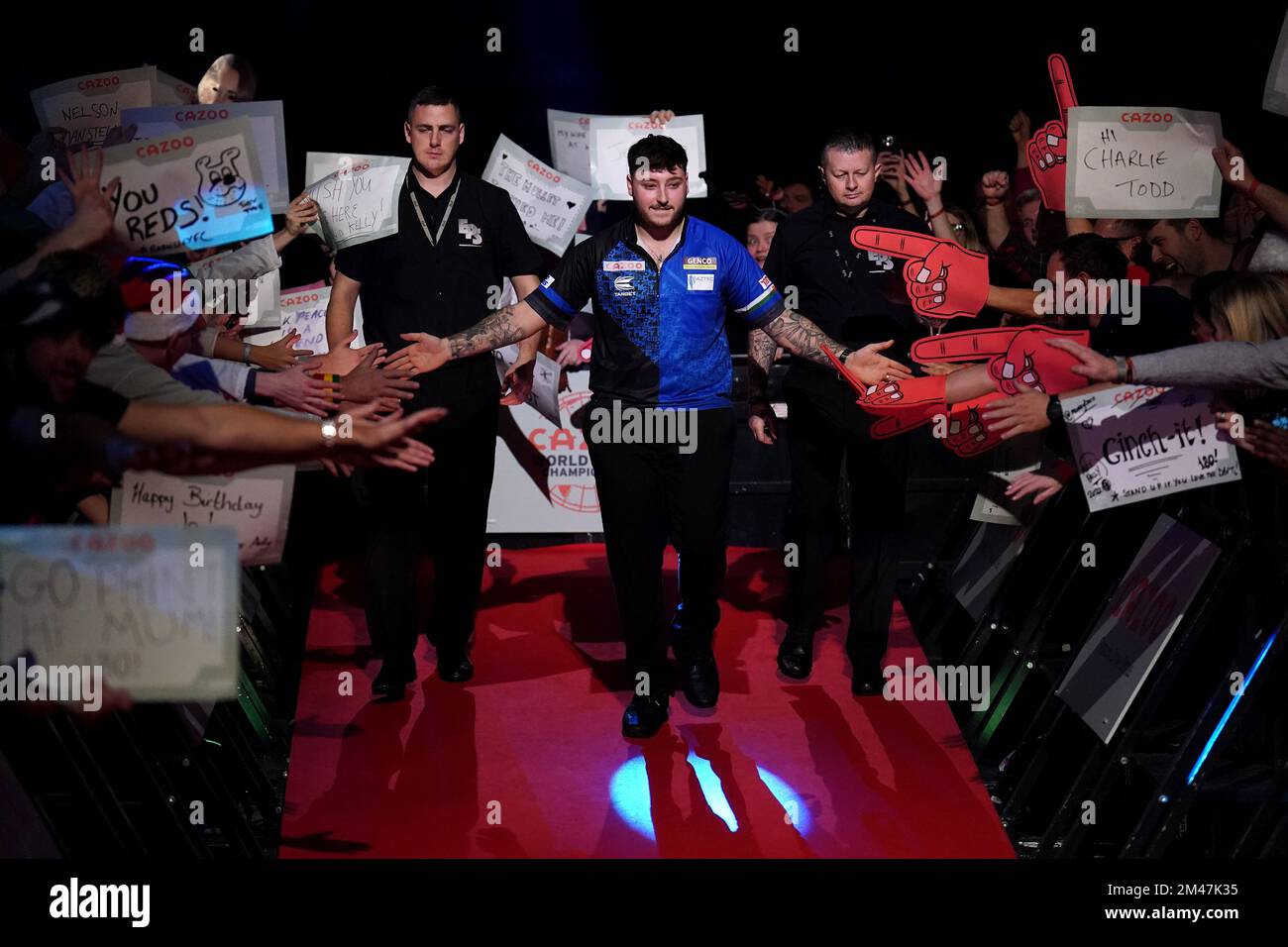 Lewy Williams, pays de Galles, part avant de jouer au Niels Zonneveld ...