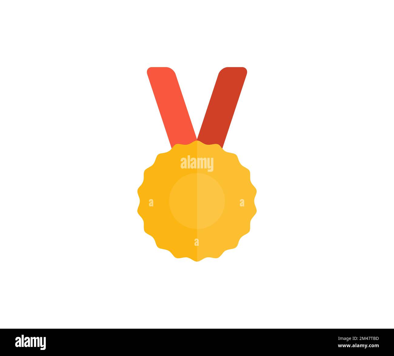 Logo de médaille d'or. Marque de qualité. Badge de récompense. Première ...