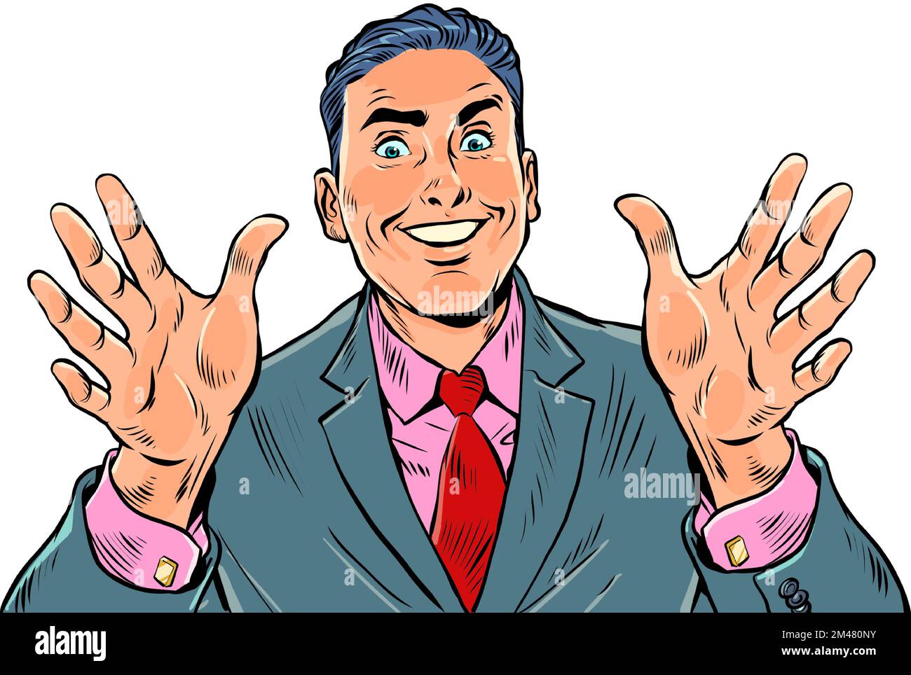 Joie et bonheur Banque d'images vectorielles - Alamy