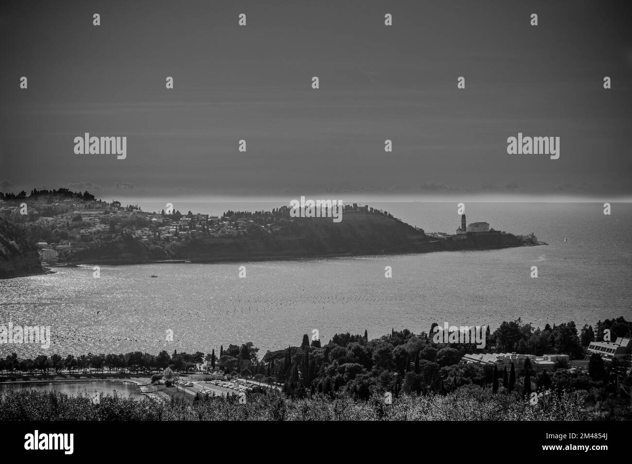 Bay of venice Banque d'images noir et blanc - Alamy