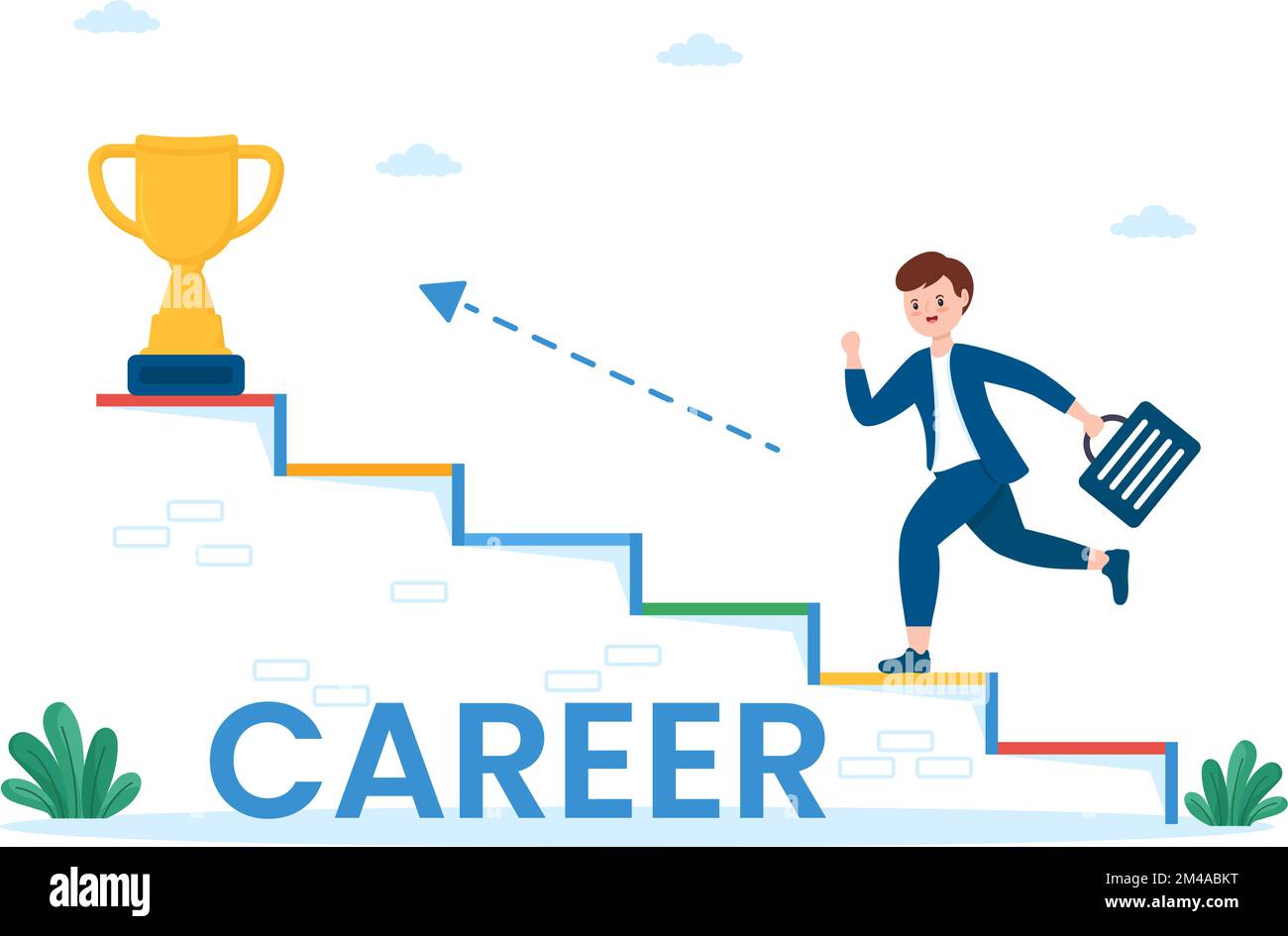 Formation professionnelle avec concept de croissance modèle d ...