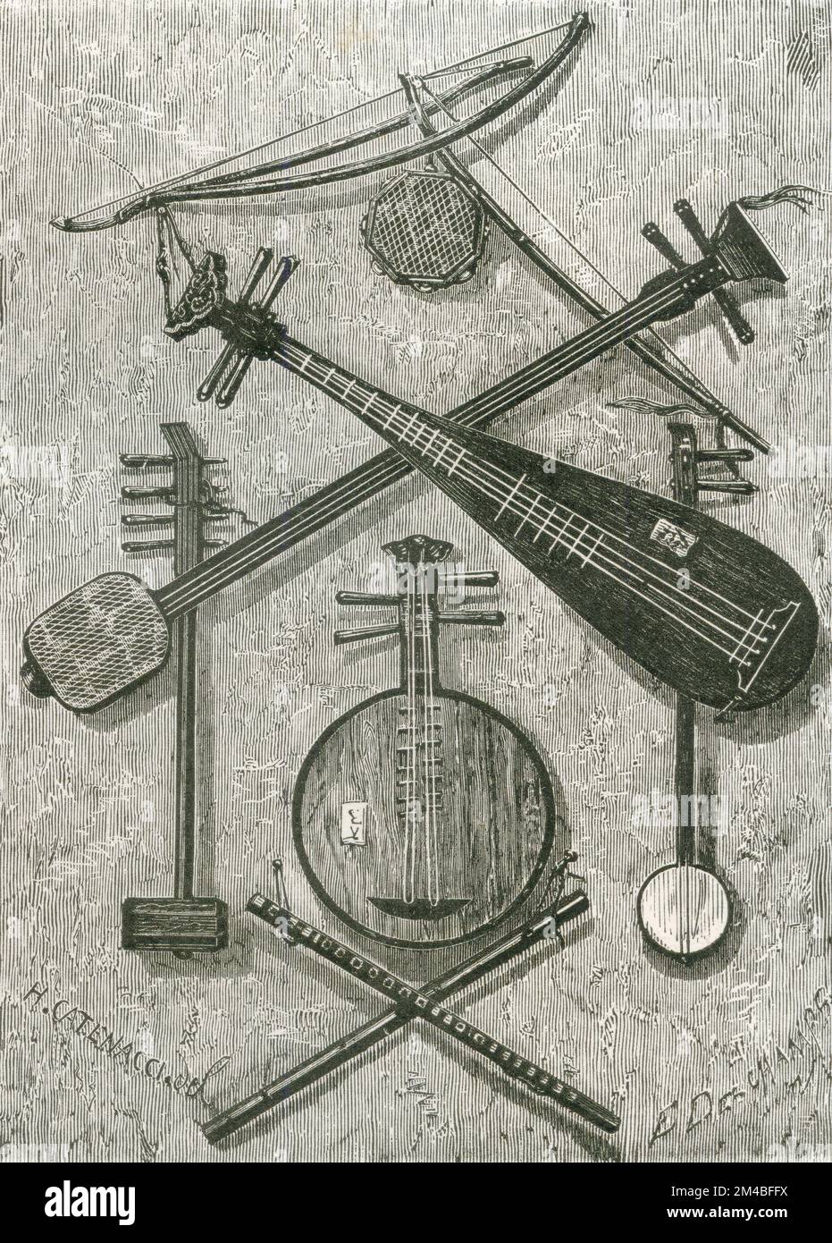 Antique instruments Banque de photographies et d’images à haute ...