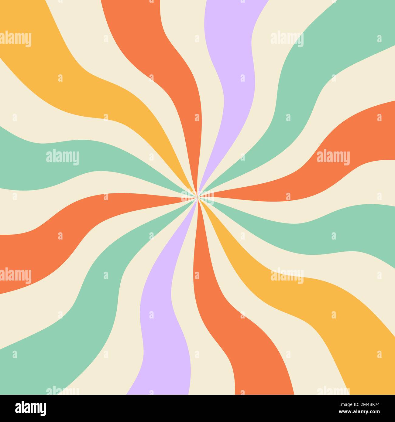 1970 motifs trippy groovy abstraits. Style années soixante-dix ondulées ...