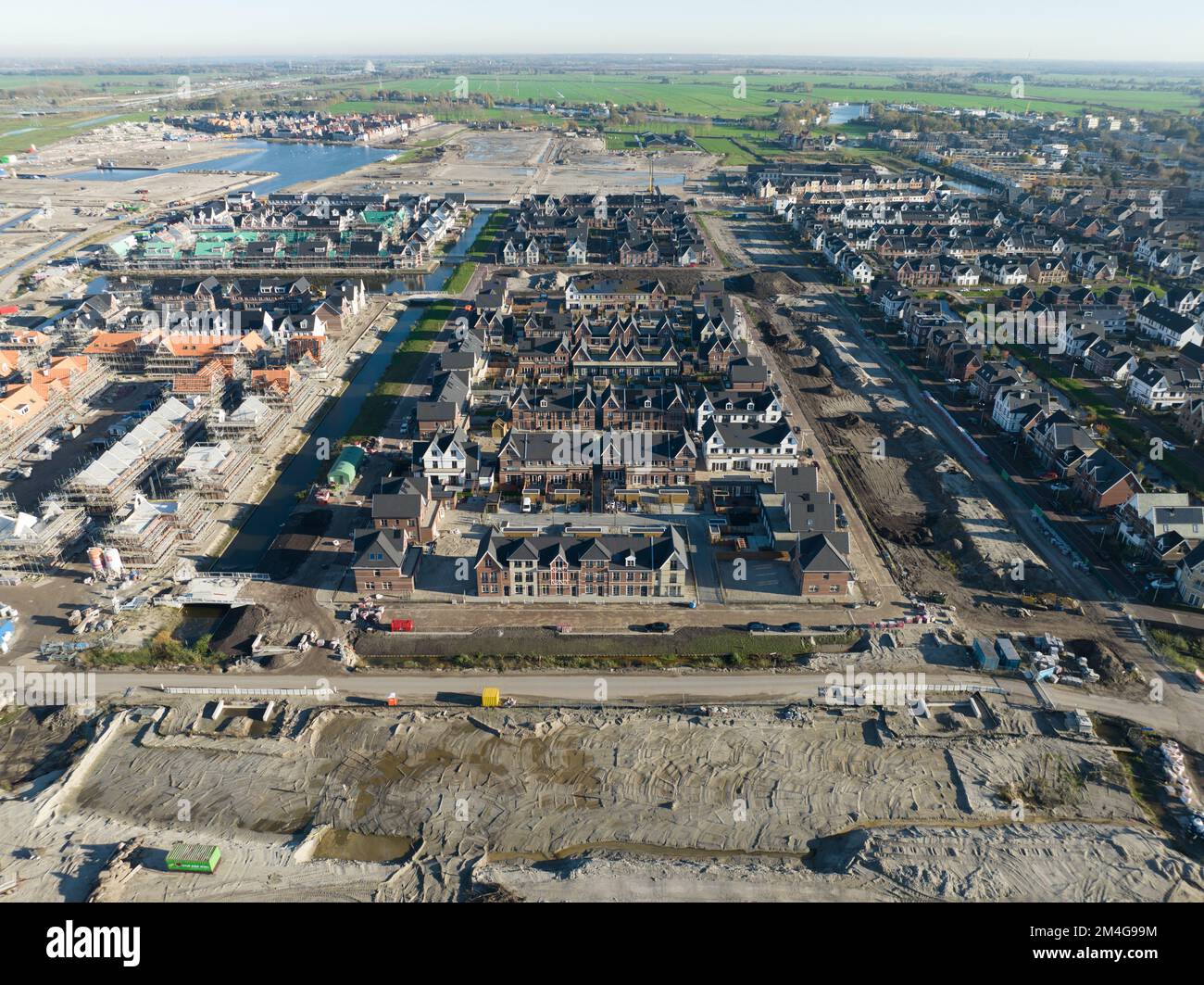 Weesp, 13th novembre 2022, pays-Bas. Construction de Weespersluis ...
