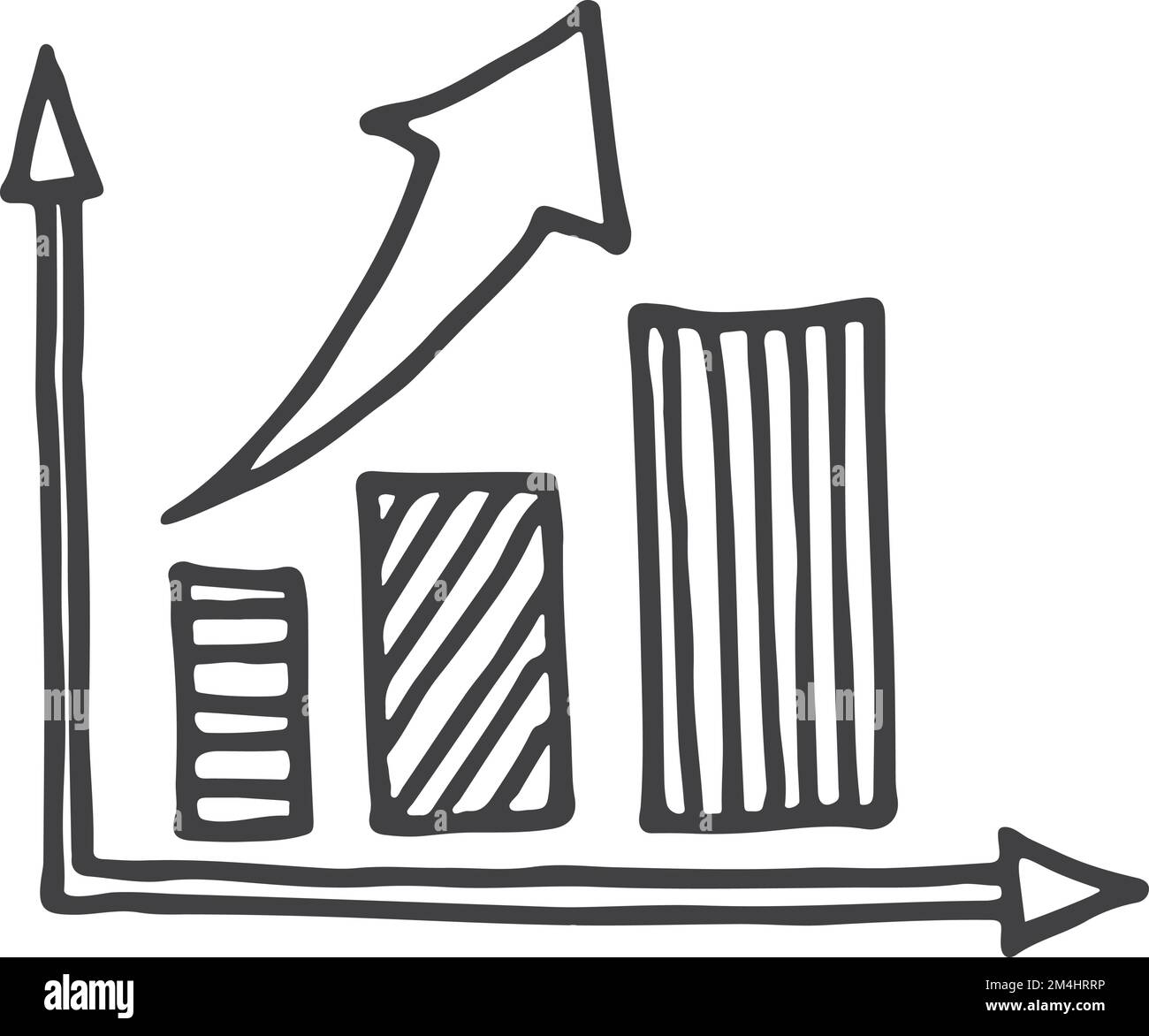 L'icône de la croissance financière. Schéma de l'organigramme Image ...