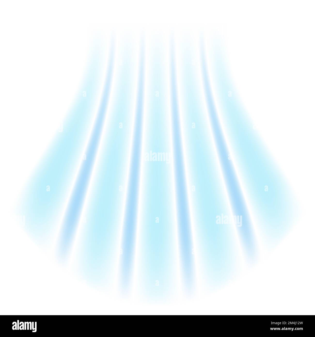 Débit d'air frais provenant du climatiseur. Effet de lumière étincelant ...