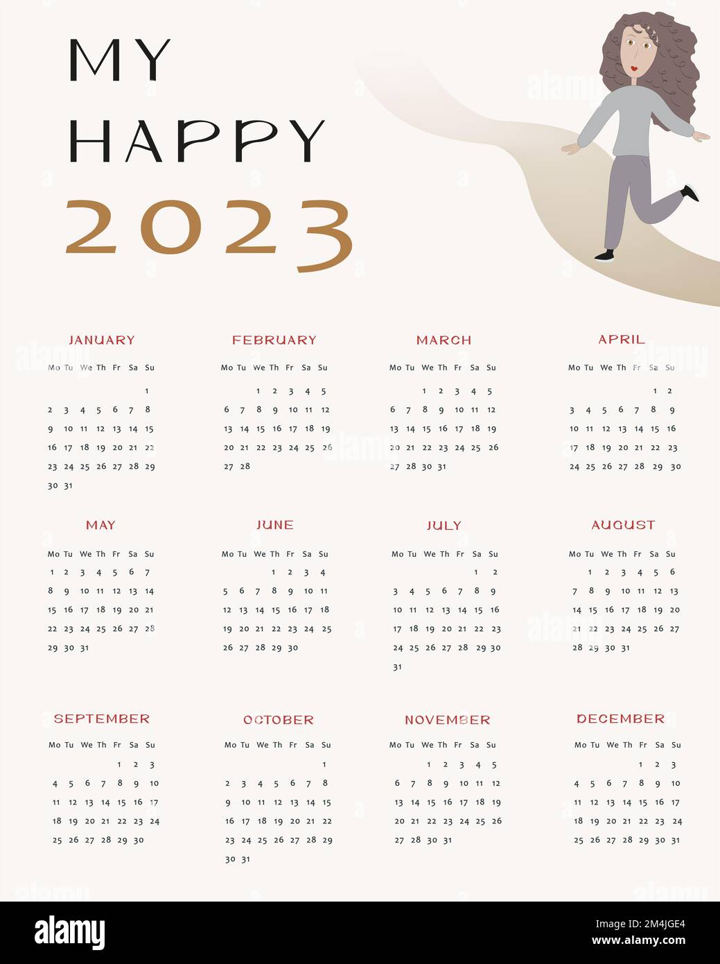 Planificateur de calendrier 2023 Banque de photographies et d’images à haute résolution - Alamy