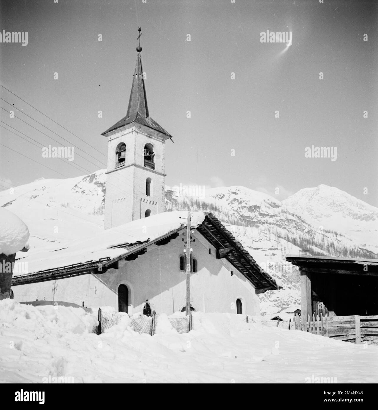Barrage tignes Banque d'images noir et blanc - Alamy