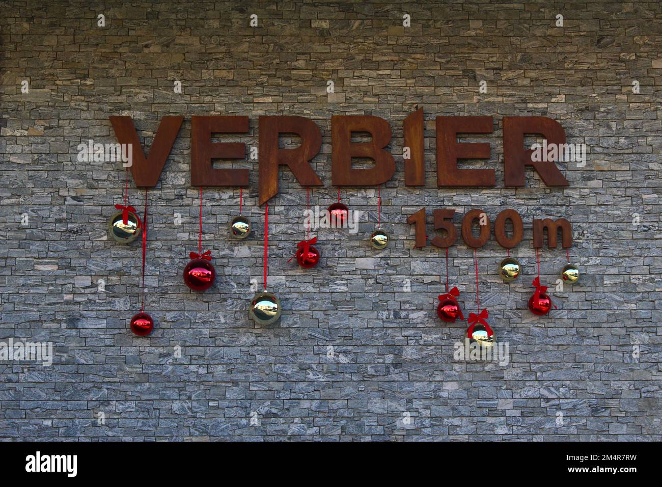 Verbier sign in verbier Banque de photographies et d’images à haute ...