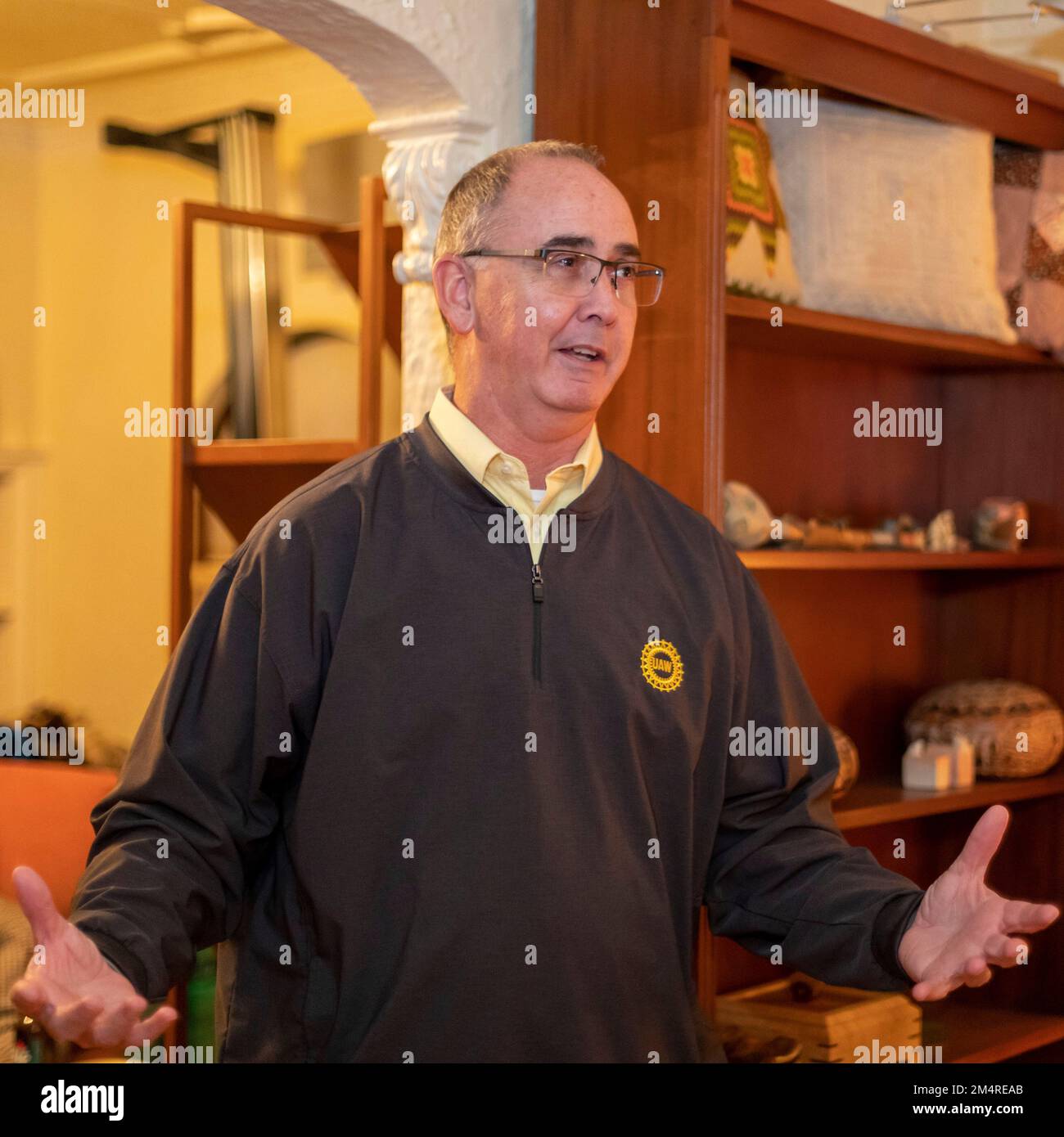 Detroit, Michigan - Shawn Fain, le candidat à la réforme pour le ...
