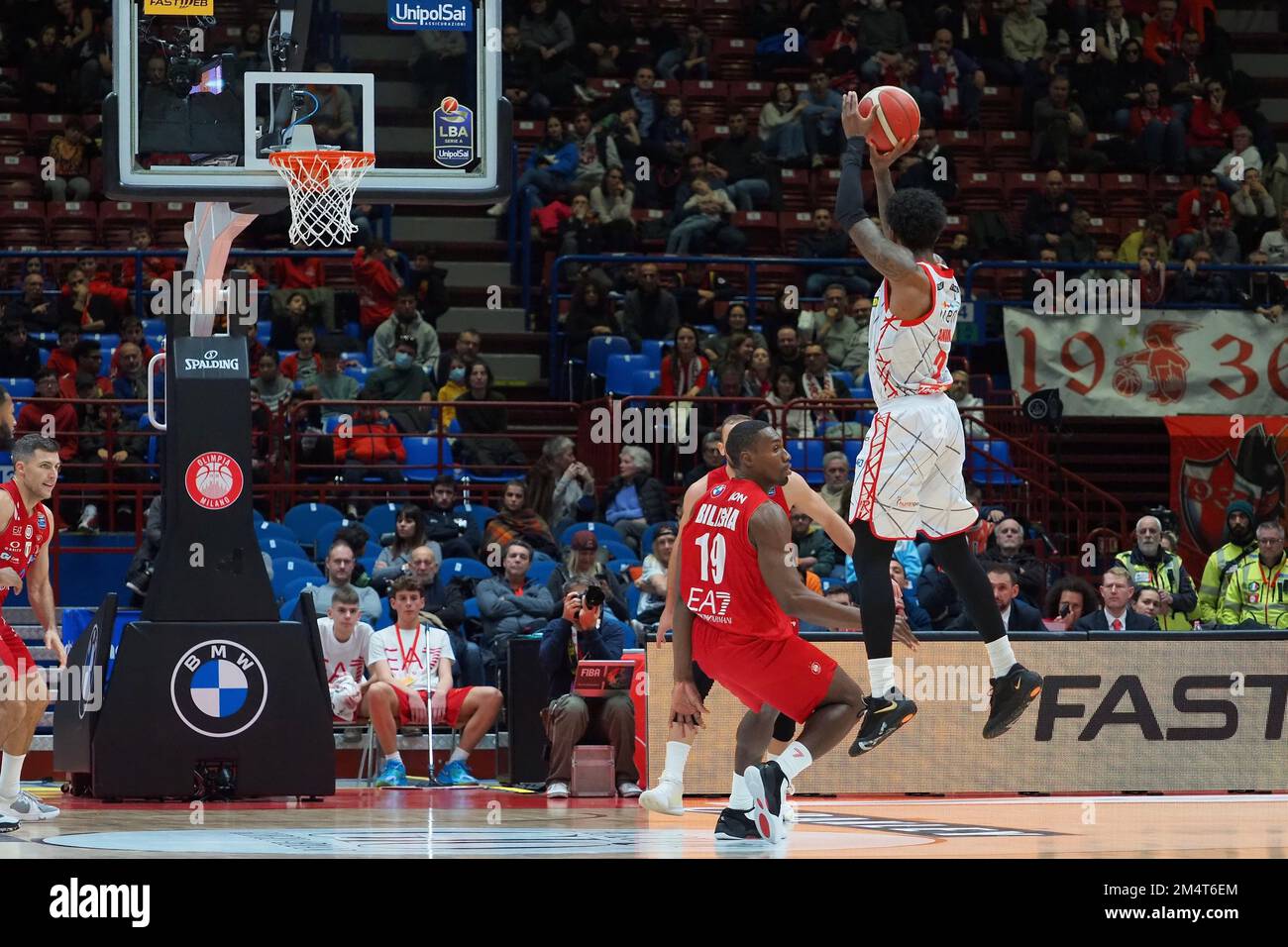 Forum Mediolanum, Milan, Italie, 11 décembre 2022, Mikael Levon Hopkins ...