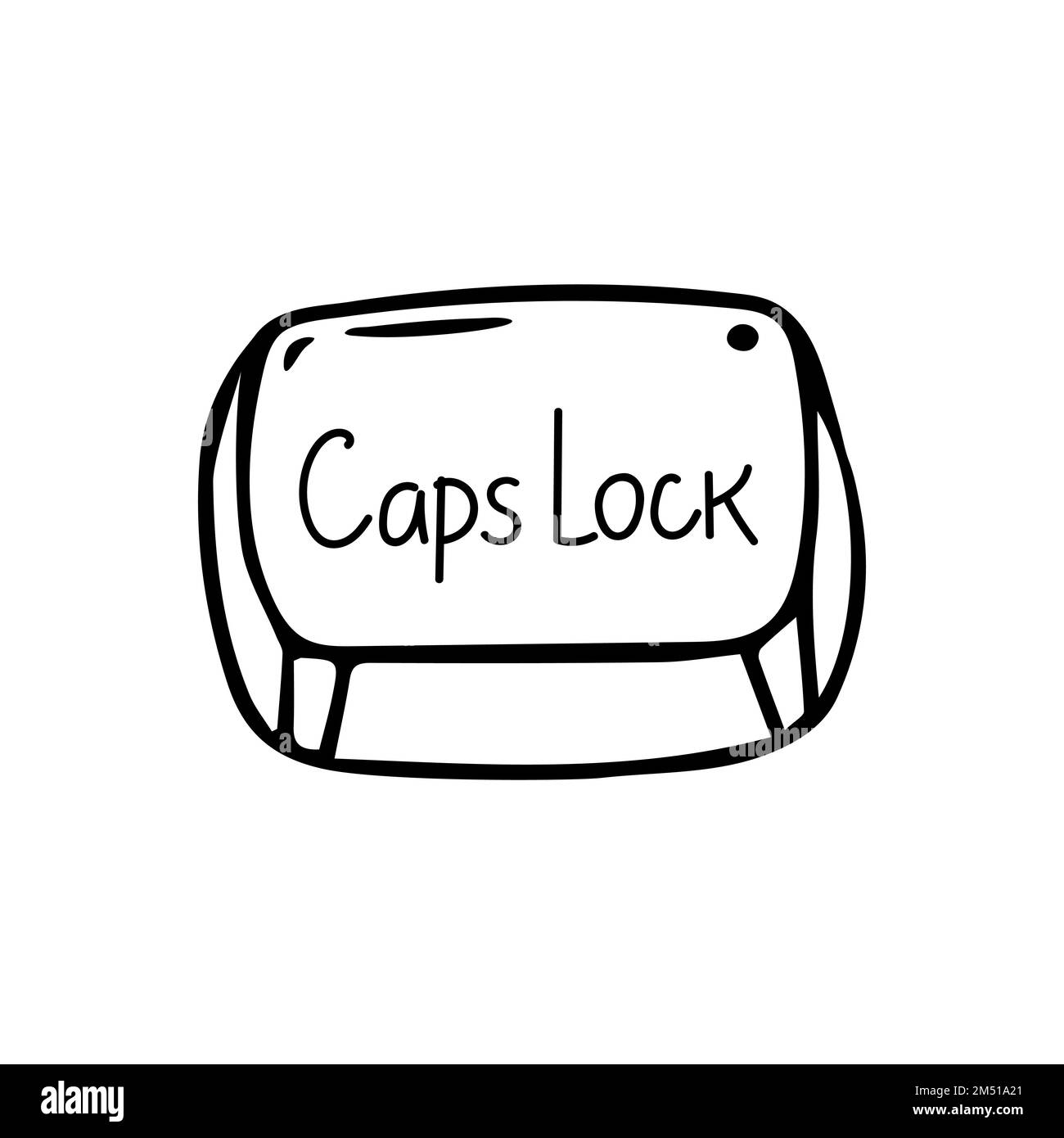 Verrouillage des majuscules Banque d'images détourées - Alamy