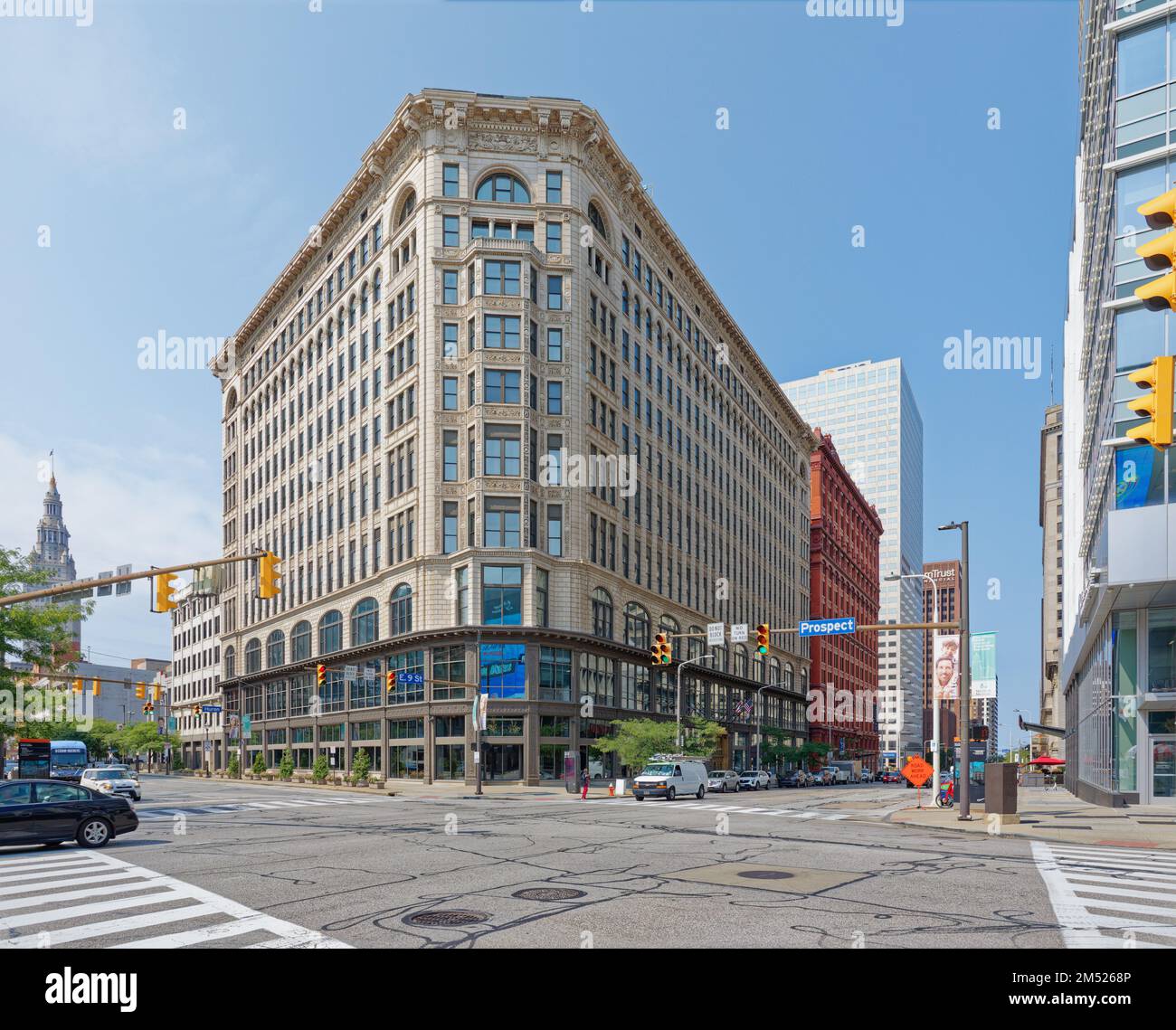 Le Rose Building de 10 étages, revêtu de terre cuite, était le plus ...