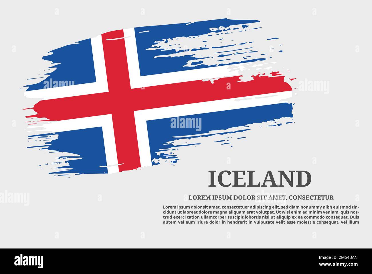 Affiche islandaise Banque d'images vectorielles - Alamy