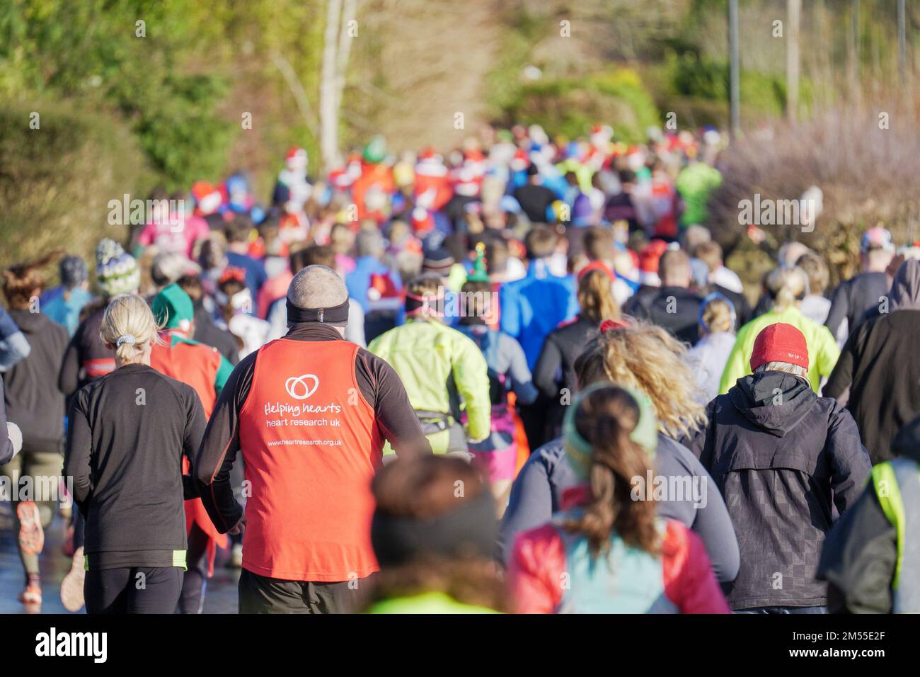 Leeds, Royaume-Uni. 26th décembre 2022. 2000 coureurs participent à la ...