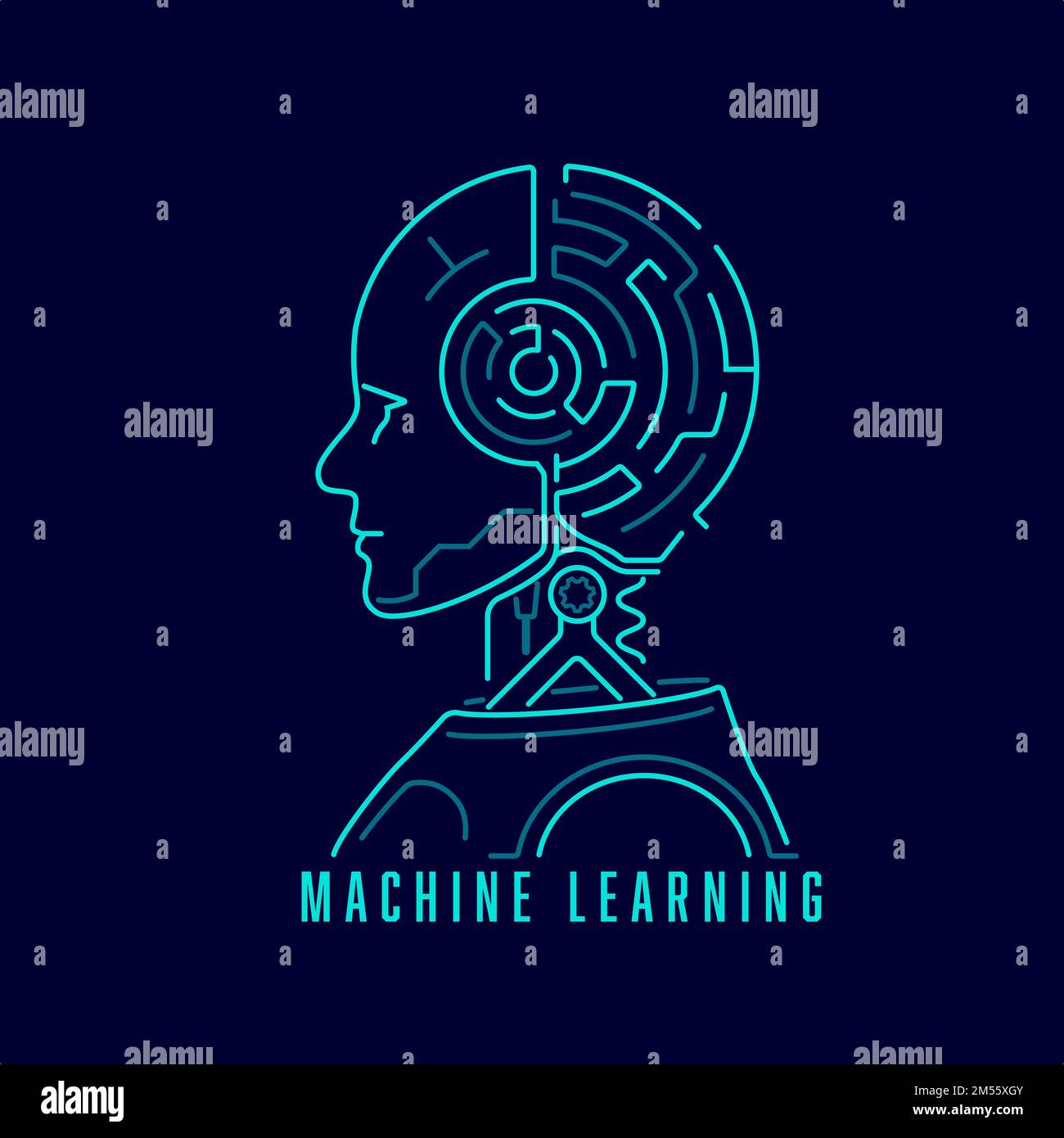 Deep learning Banque d'images vectorielles - Alamy
