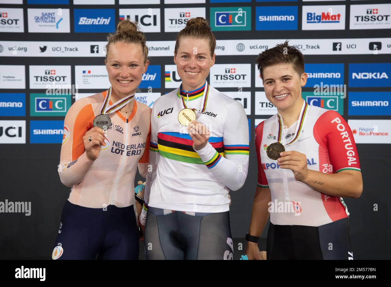 Jennifer Valente, des États-Unis, championne du monde dans l'omnium ...