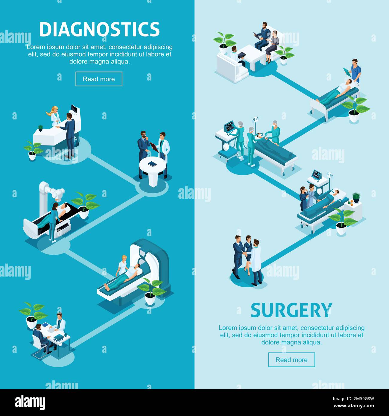 Diagnostic de maladie Banque d'images vectorielles - Alamy