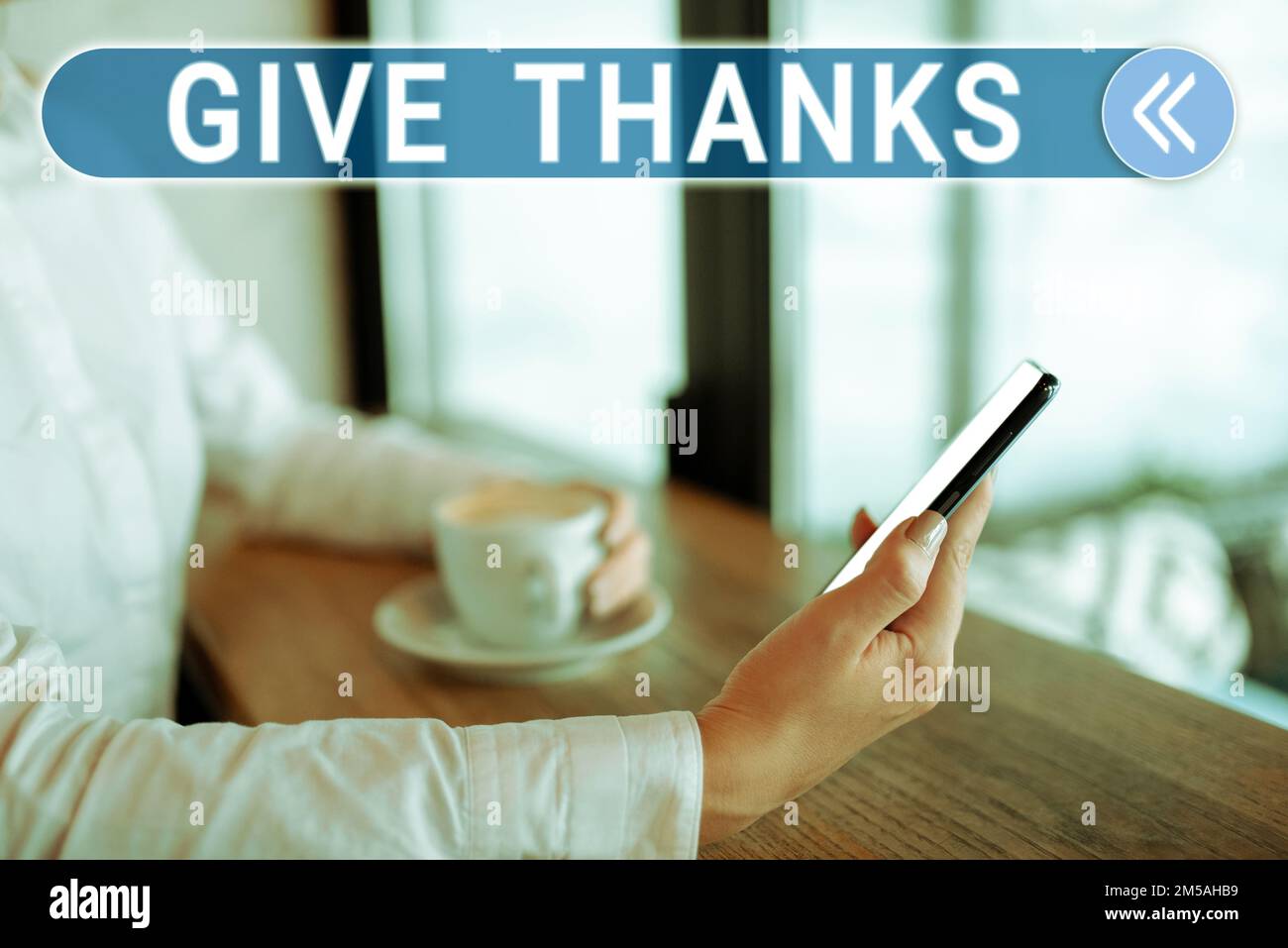 Texte montrant l'inspiration Donnez Merci. Présentation d'entreprise ...