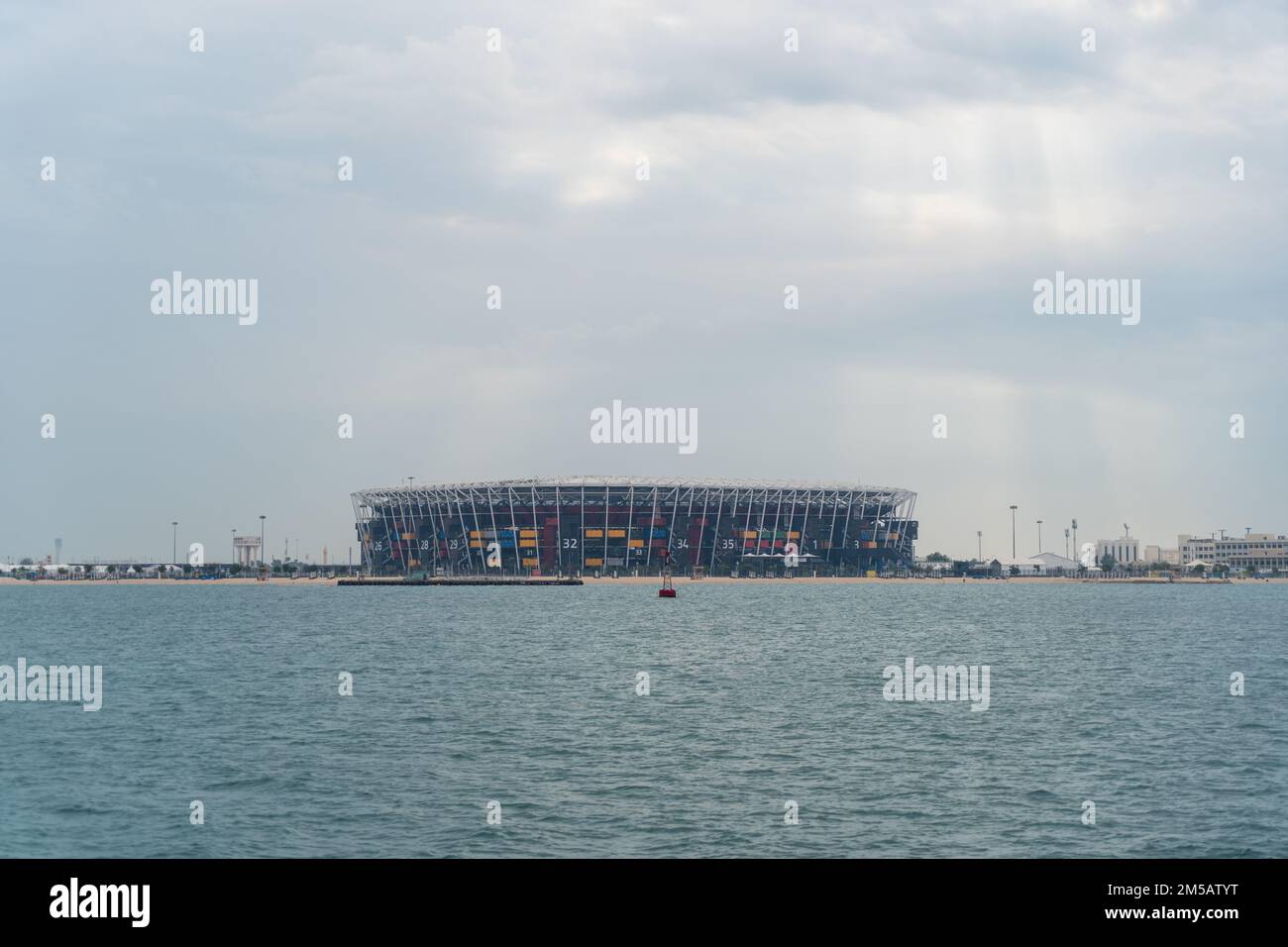 Le stade 974, précédemment connu sous le nom de stade Ras Abu Aboud ...