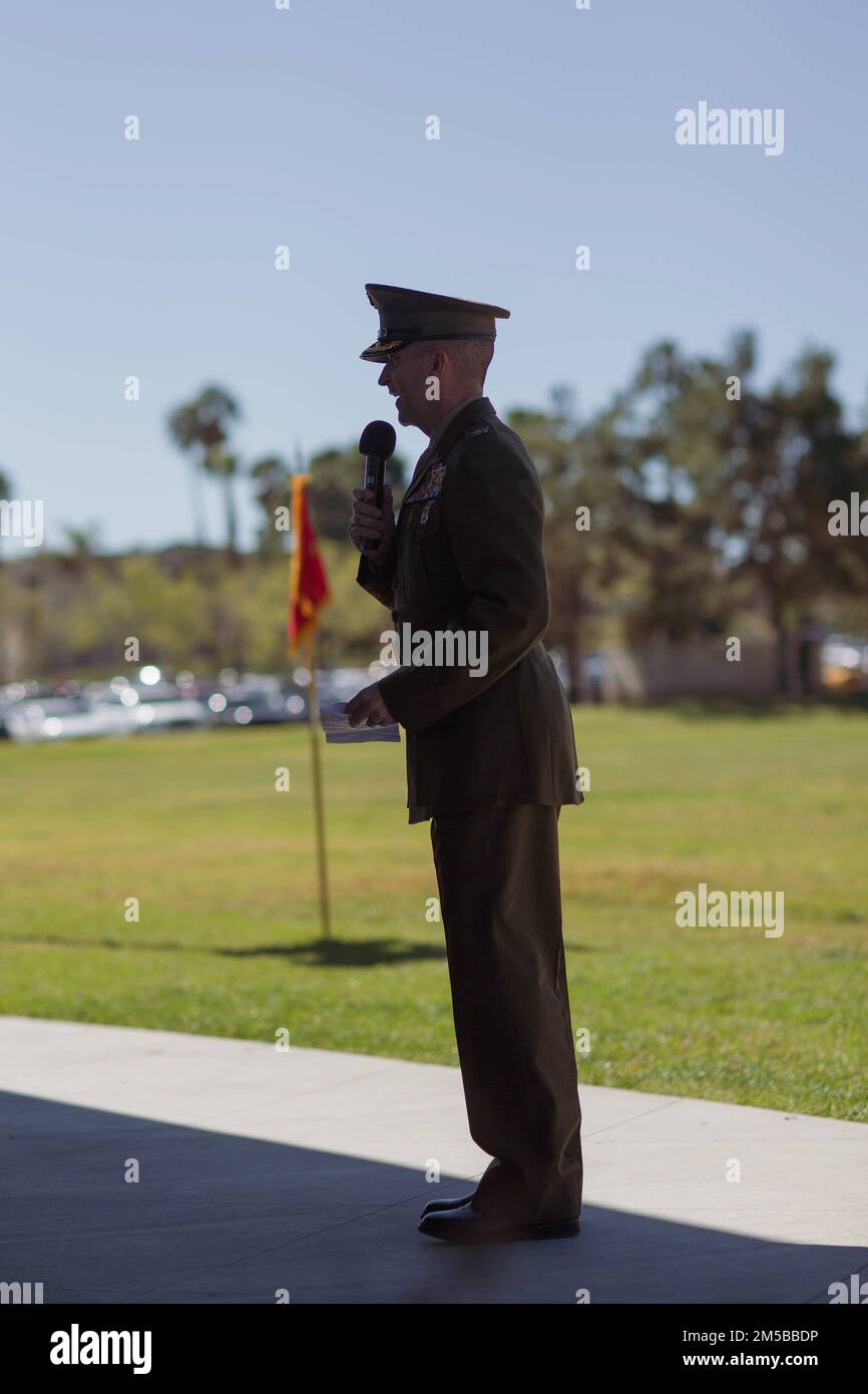 ÉTATS-UNIS Le colonel Ryan E. Scott du corps maritime, commandant du ...