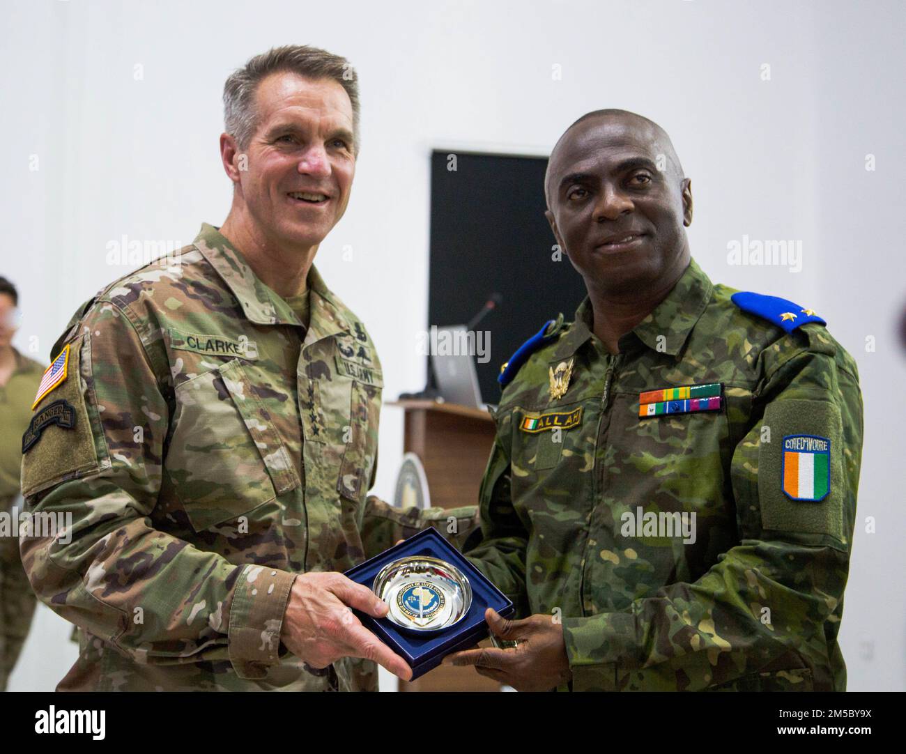 Général Richard D. Clarke, commandant des États-Unis Le Commandement ...