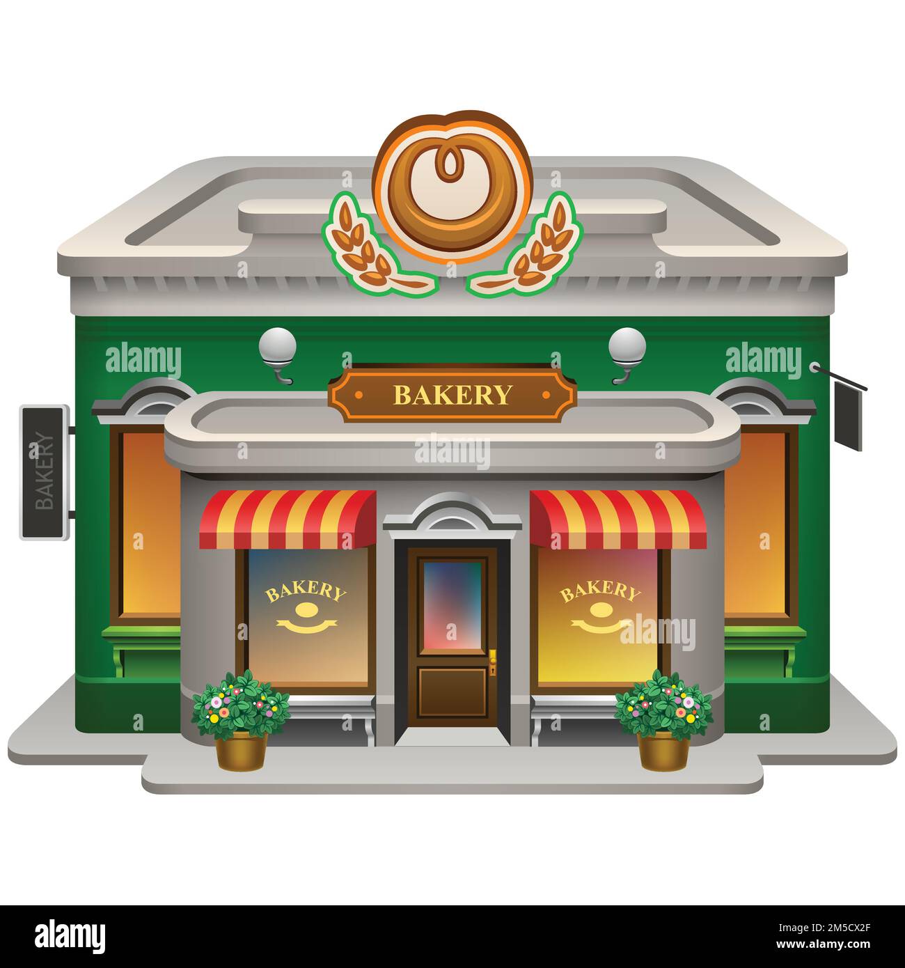 Wholemeal bread rolls Banque d'images vectorielles - Alamy