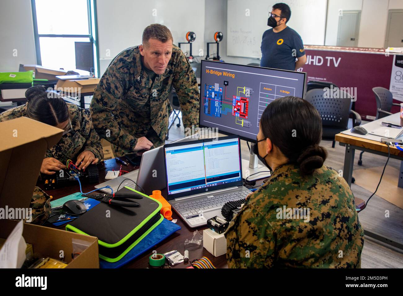 ÉTATS-UNIS Le colonel George Markert, chef d'état-major du Marine ...