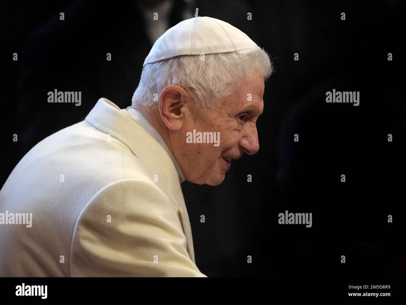 Photo du dossier - le Pape émérite Benoît XVI a été invité par le Pape ...