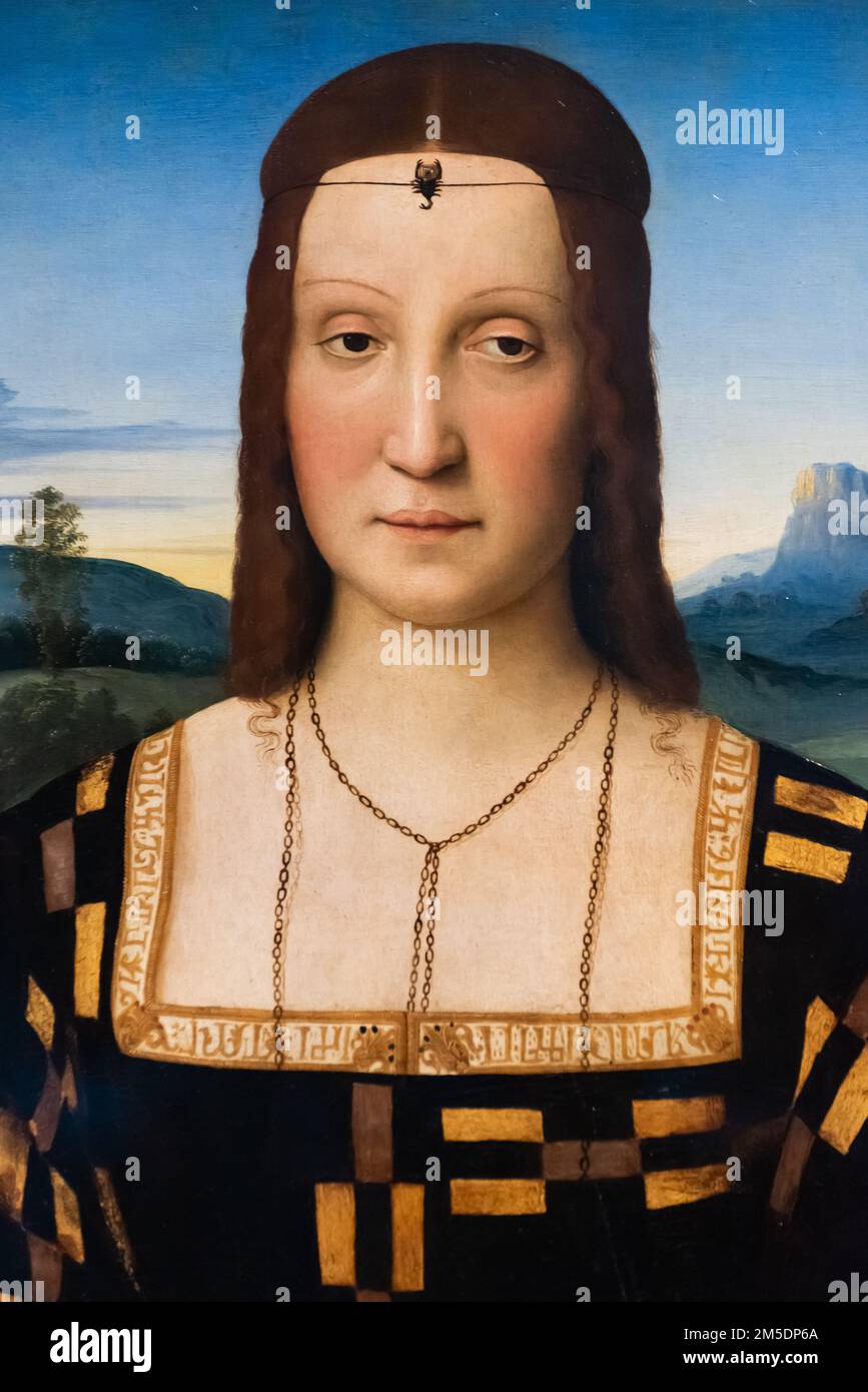Medieval woman painting Banque de photographies et d’images à haute ...