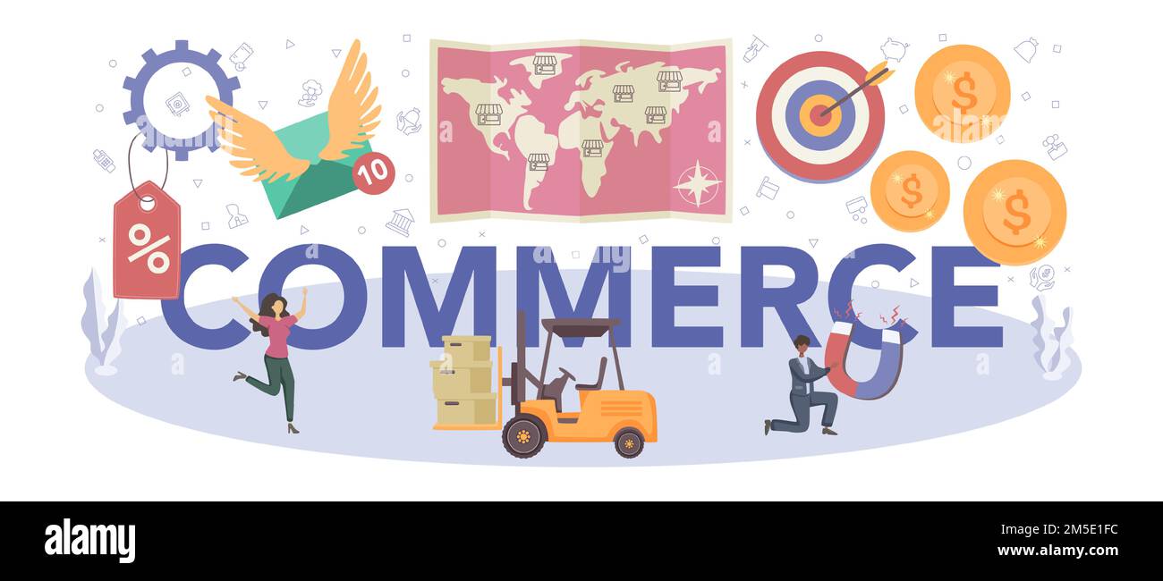 En-tête typographique commercial. Le directeur des ventes élabore un ...