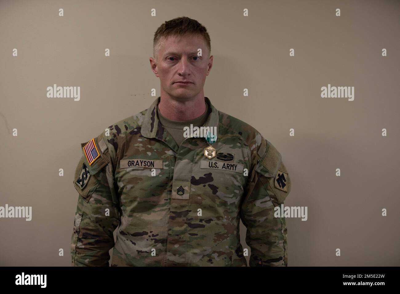 Le sergent d'état-major Spencer Grayson, membre de la Compagnie du ...