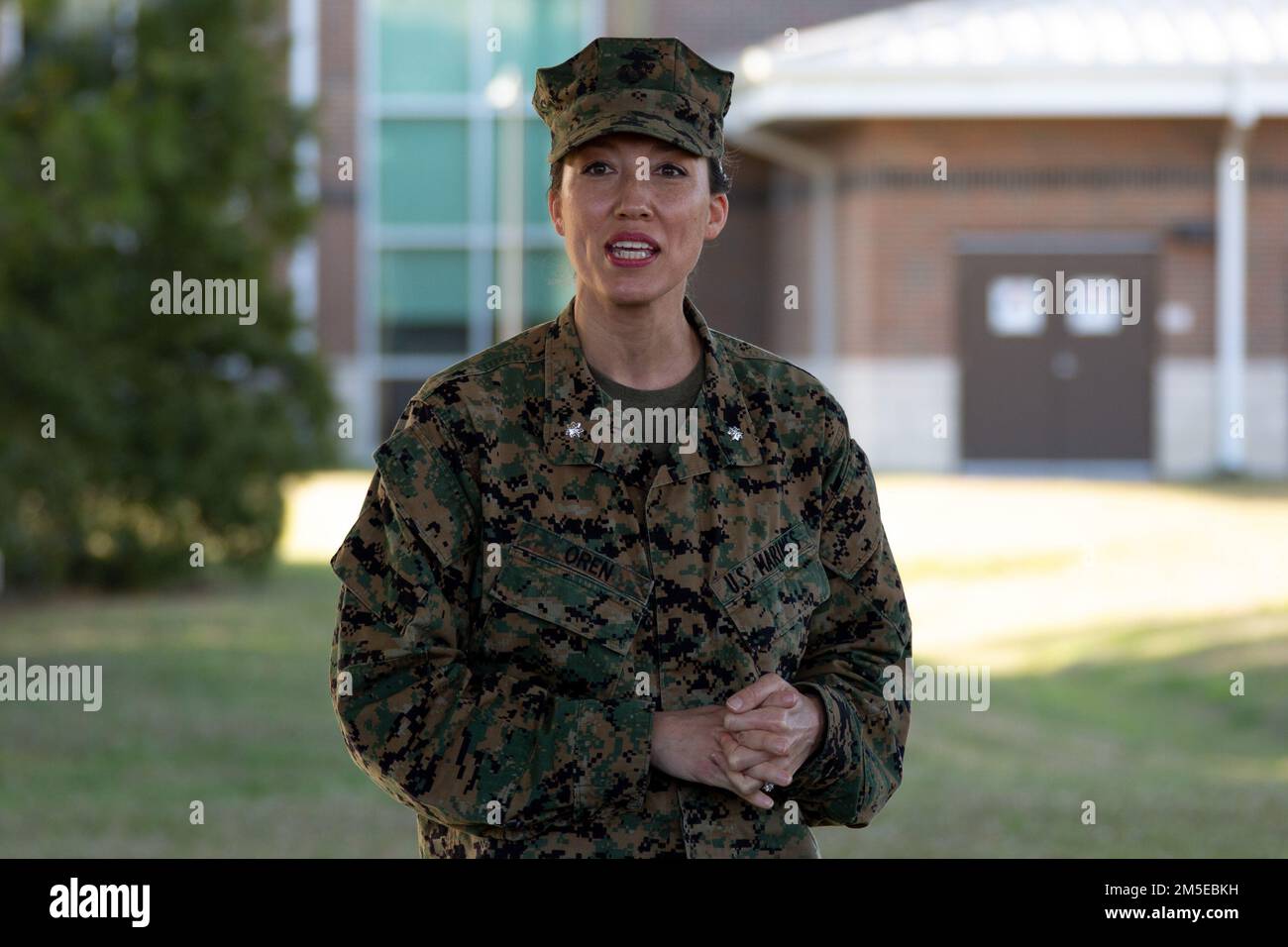 ÉTATS-UNIS Le lieutenant-colonel Jane Oren du corps maritime ...