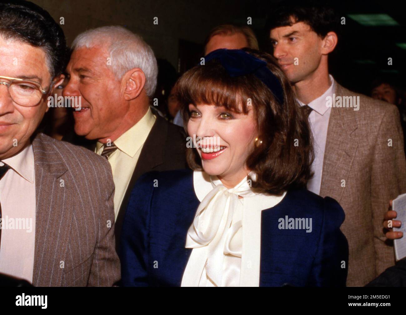 Joan Collins en cour contre l'ancien mari Peter Holm. Holm était limité ...