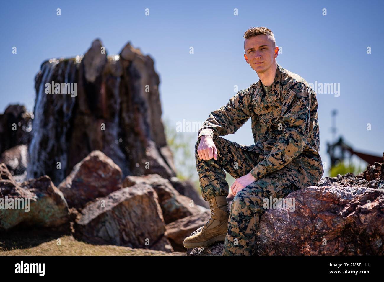 ÉTATS-UNIS Corps maritime le Cpl Dillon Albrechtsen, spécialiste des ...