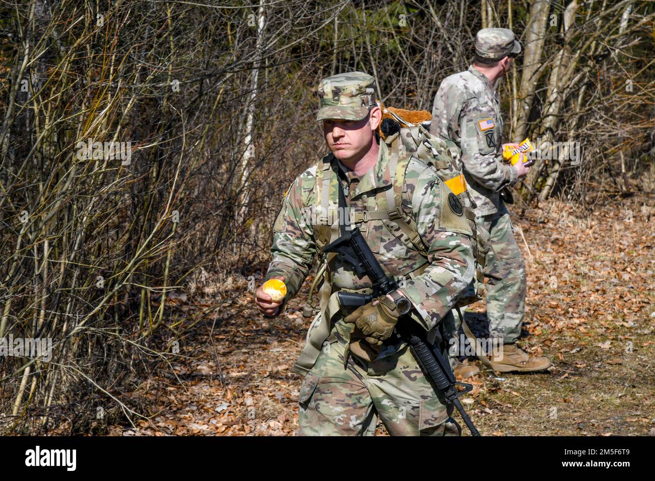 États Unis Des Soldats Affectés à La 207th Brigade De Renseignement