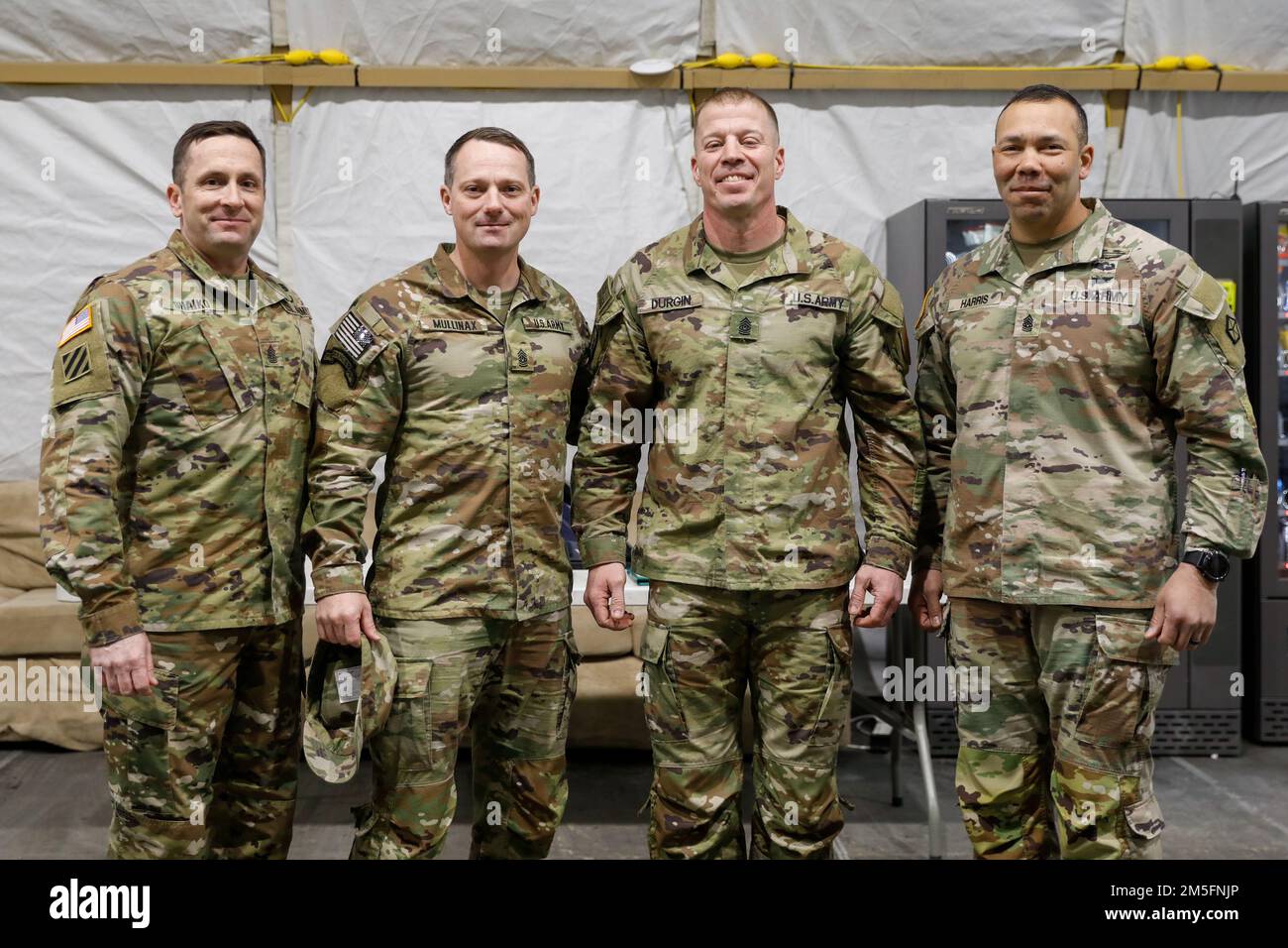 Command sergeant major of 1st brigade combat team Banque de photographies et d’images à haute ...