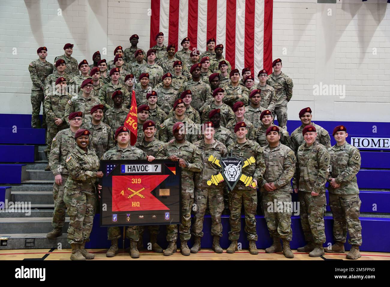 4th battalion 1st field artillery regiment Banque de photographies et d ...