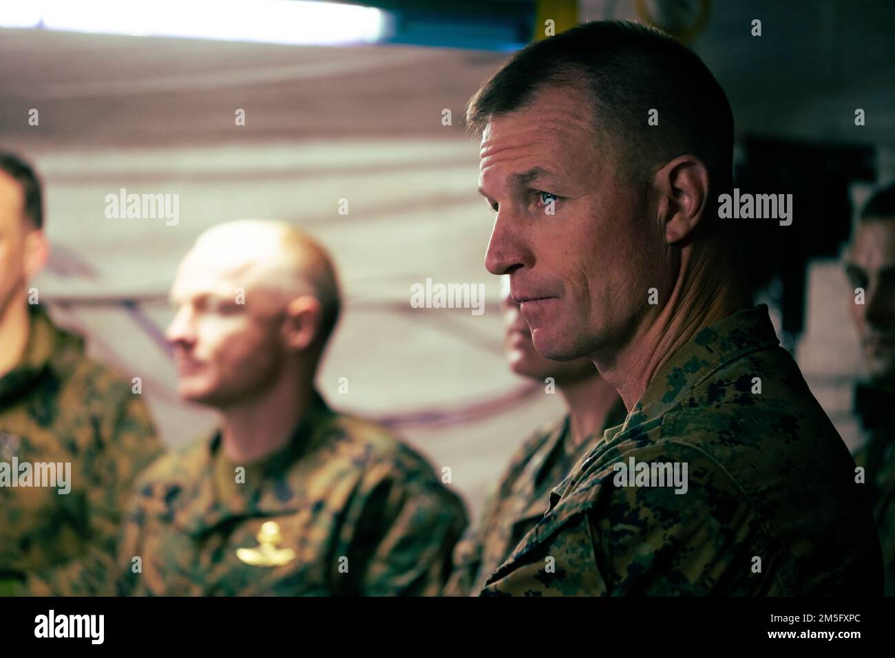 ÉTATS-UNIS Corps de marine Brig. Le général Kyle Ellison, commandant ...