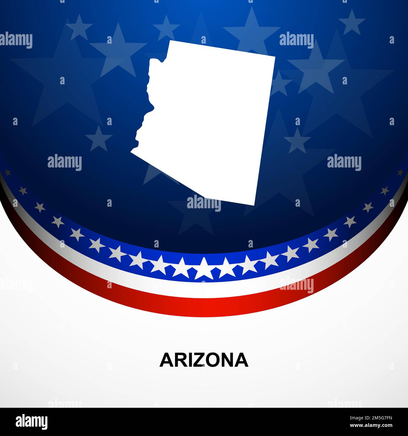 Arizona map vector Banque de photographies et d’images à haute ...